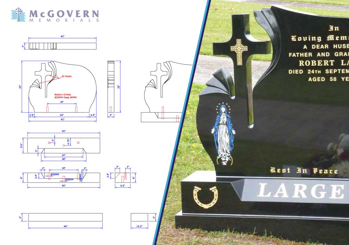 Memorial Headstone Design | Northern Ireland | McGovern Memorials